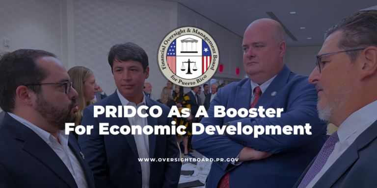 PRIDCO As A Booster For Economic Development - Financial Oversight and ...